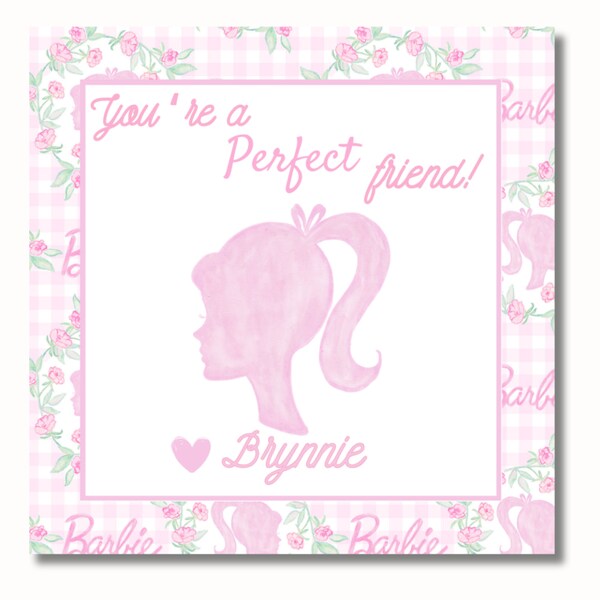 Barbie Printable Stickers - Etsy