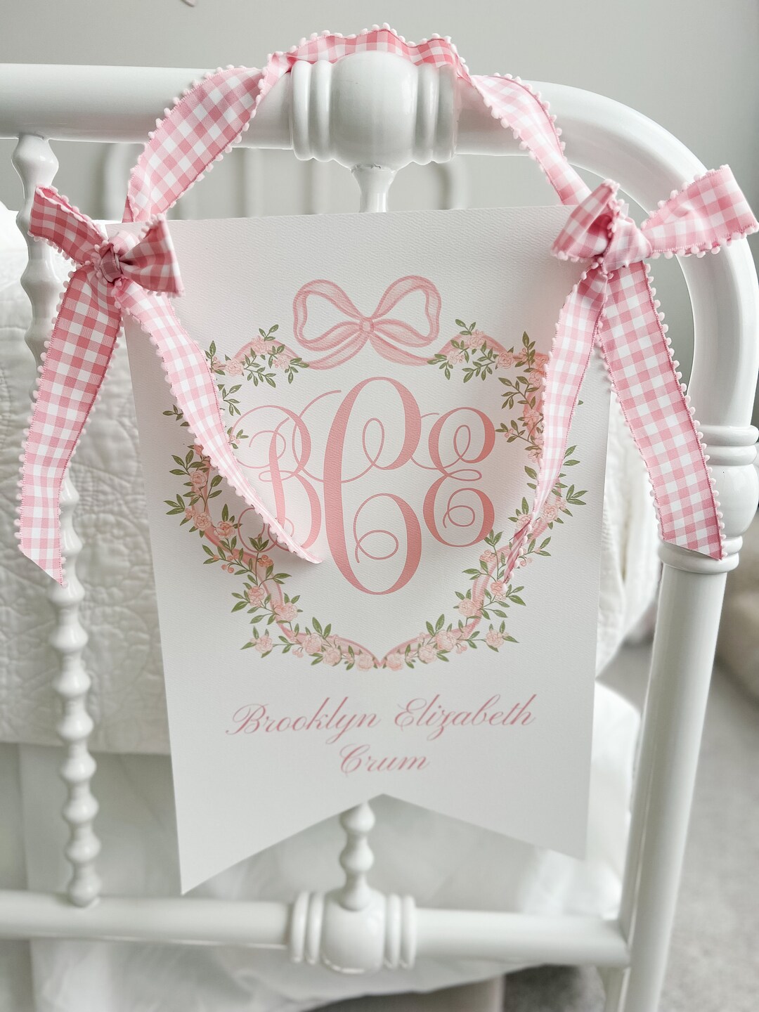 Baby Name Hospital Announcement, Boy Watercolor Stork Hospital Sign ...