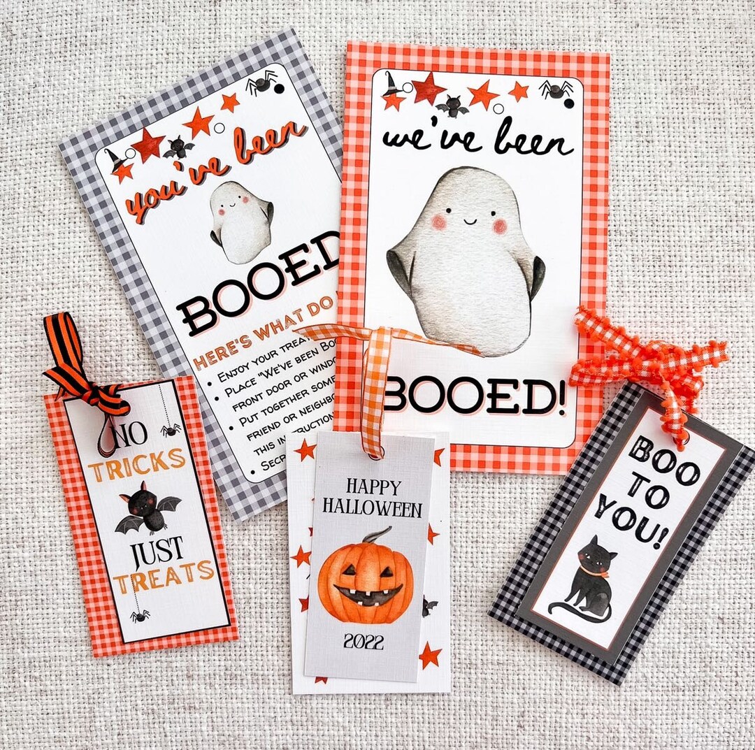 Boo Kit, You've Been Booed, We've Been Booed, Halloween Tags, Instant ...