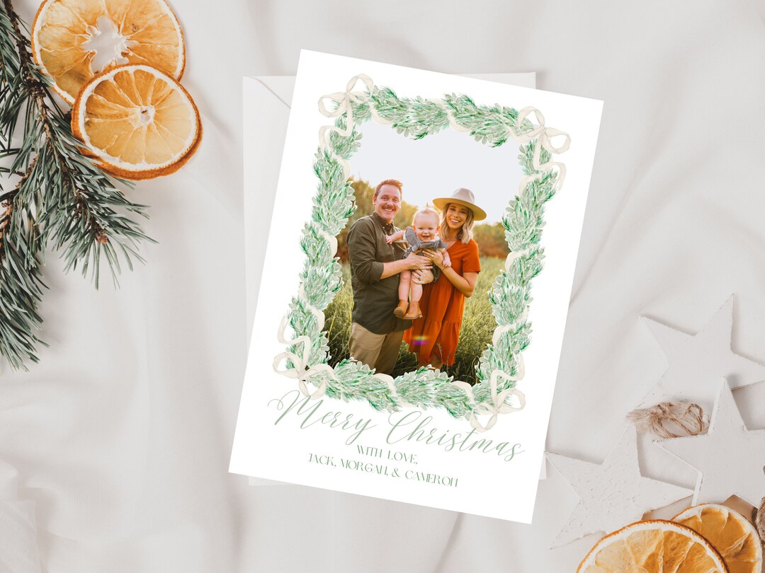 Printable Christmas Card Christmas Photo Card Digital - Etsy