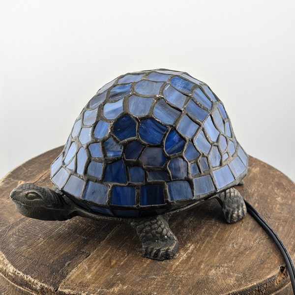 Blue Turtle Lamp - Etsy