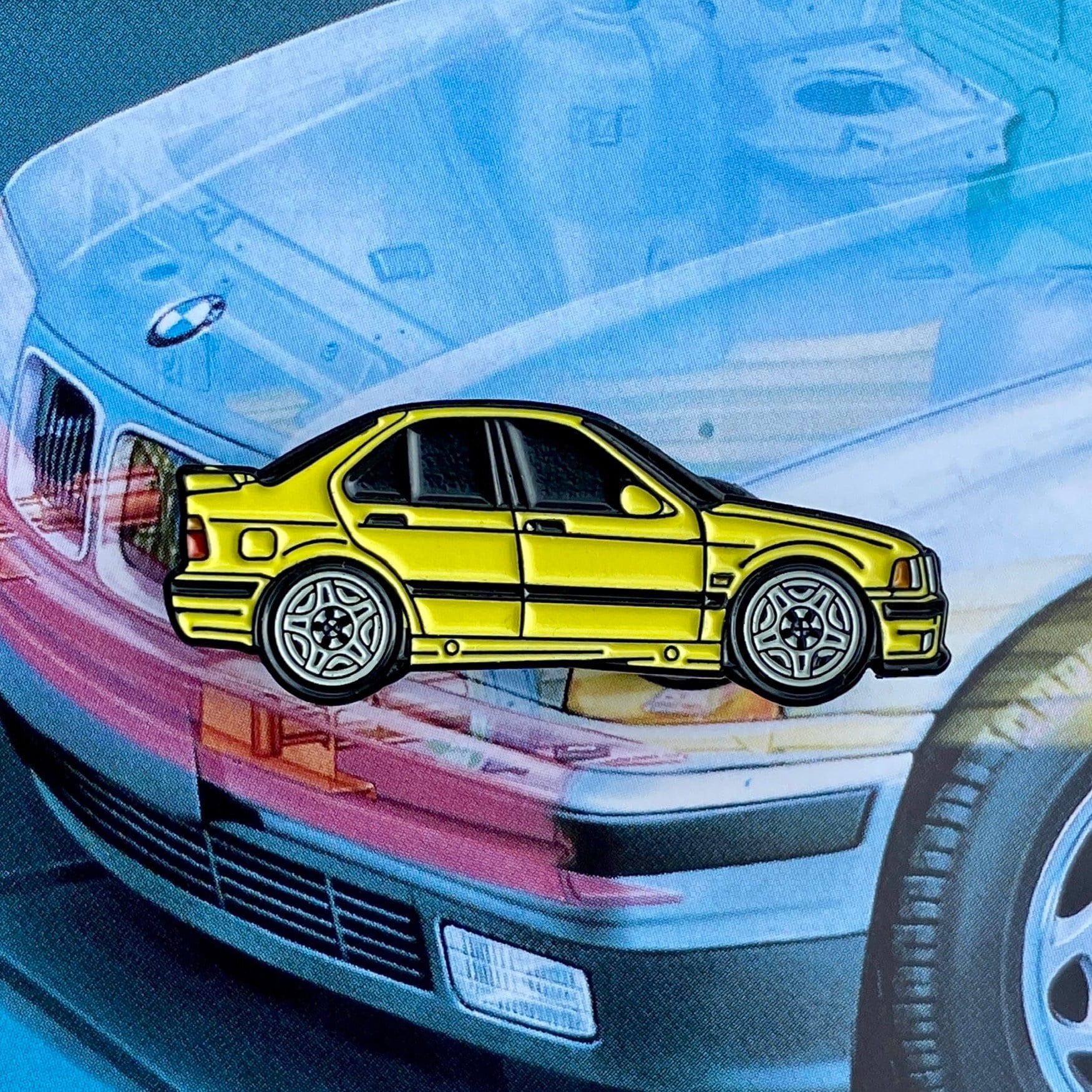BMW E36 M3 Enamel Pin - Etsy