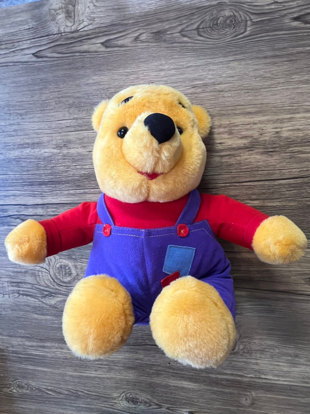 Vintage Mattel Disney Winnie the Pooh Hug N Wiggle 11 Stuffed Animal ...