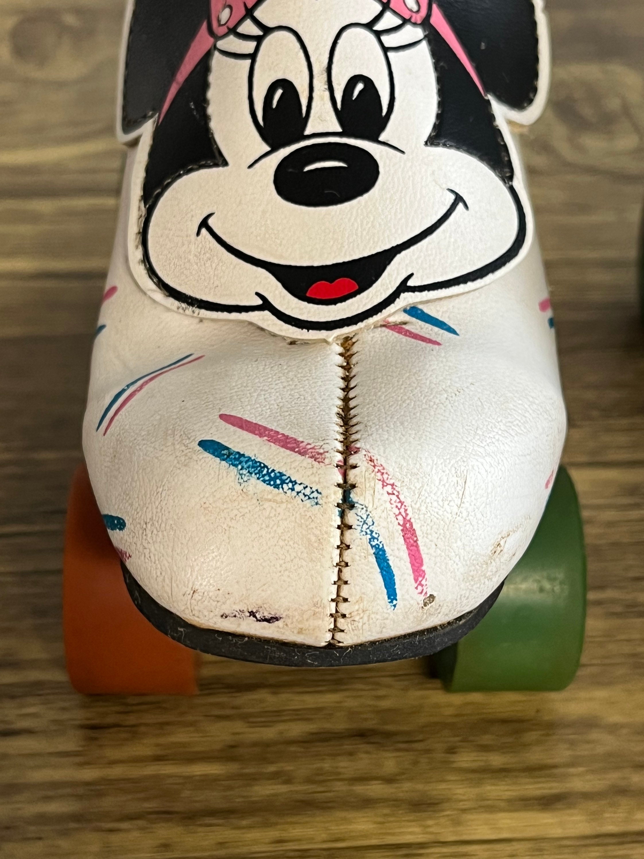 Vintage 80s Minnie Mouse Roller Skates Child Youth Sz 1 Disney - Etsy