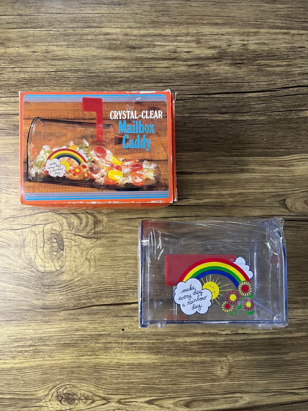 Vintage / Retro 1980s Crystal Clear Mailbox Candy Caddy New in Box - Etsy