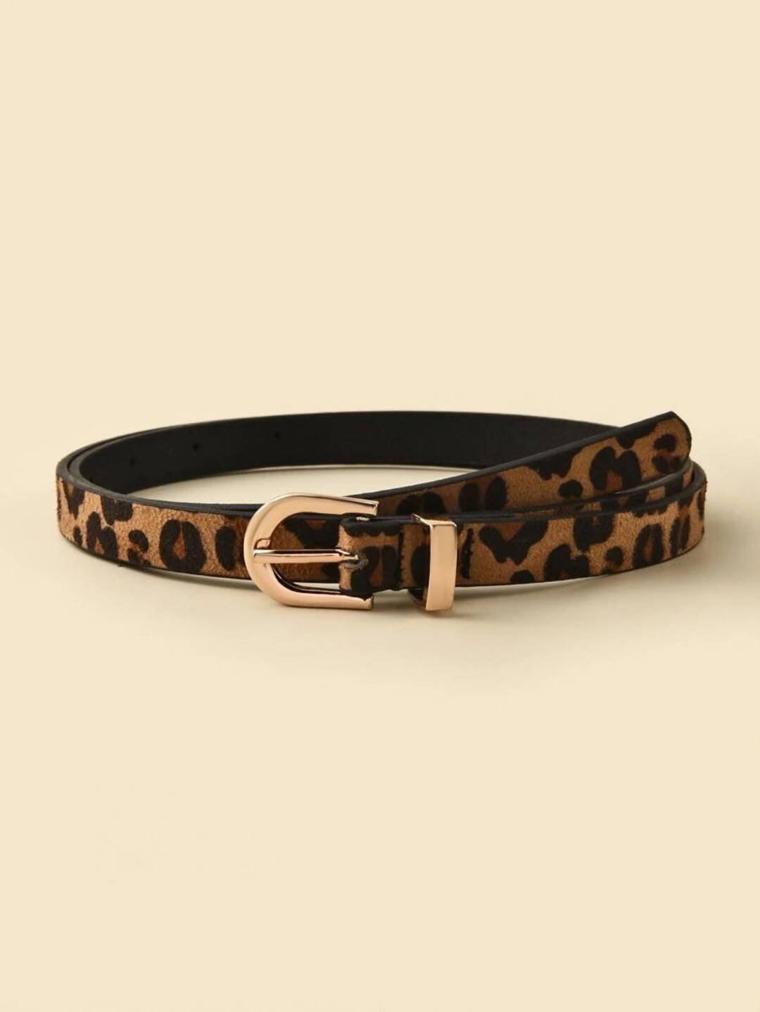Dainty Leopard Leather Belt Dainty Print Belt Leopard - Etsy