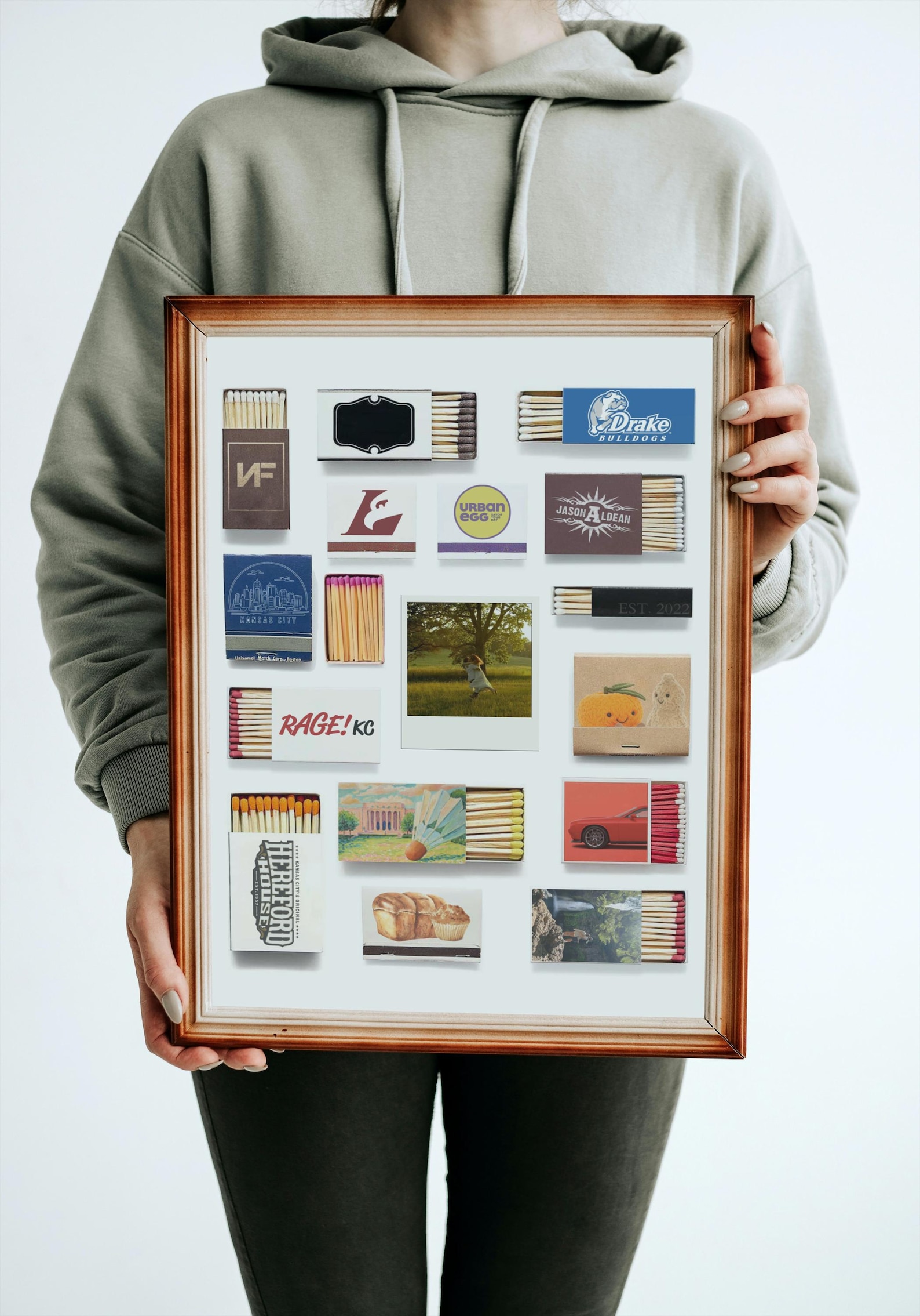 TEMPLATE: Custom Matchbox Collage Wall Art - Personalized Vintage ...