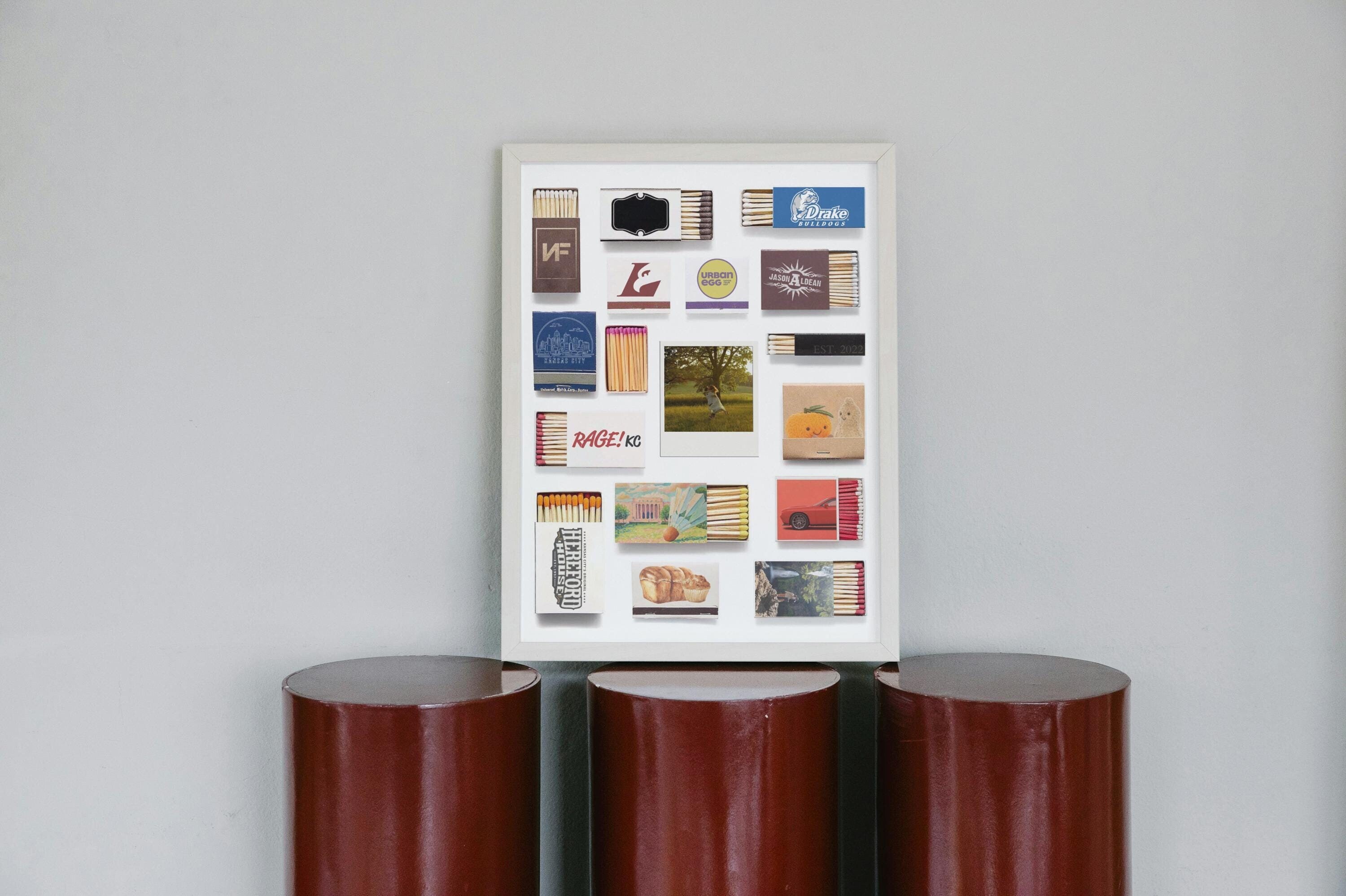 TEMPLATE: Custom Matchbox Collage Wall Art - Personalized Vintage ...