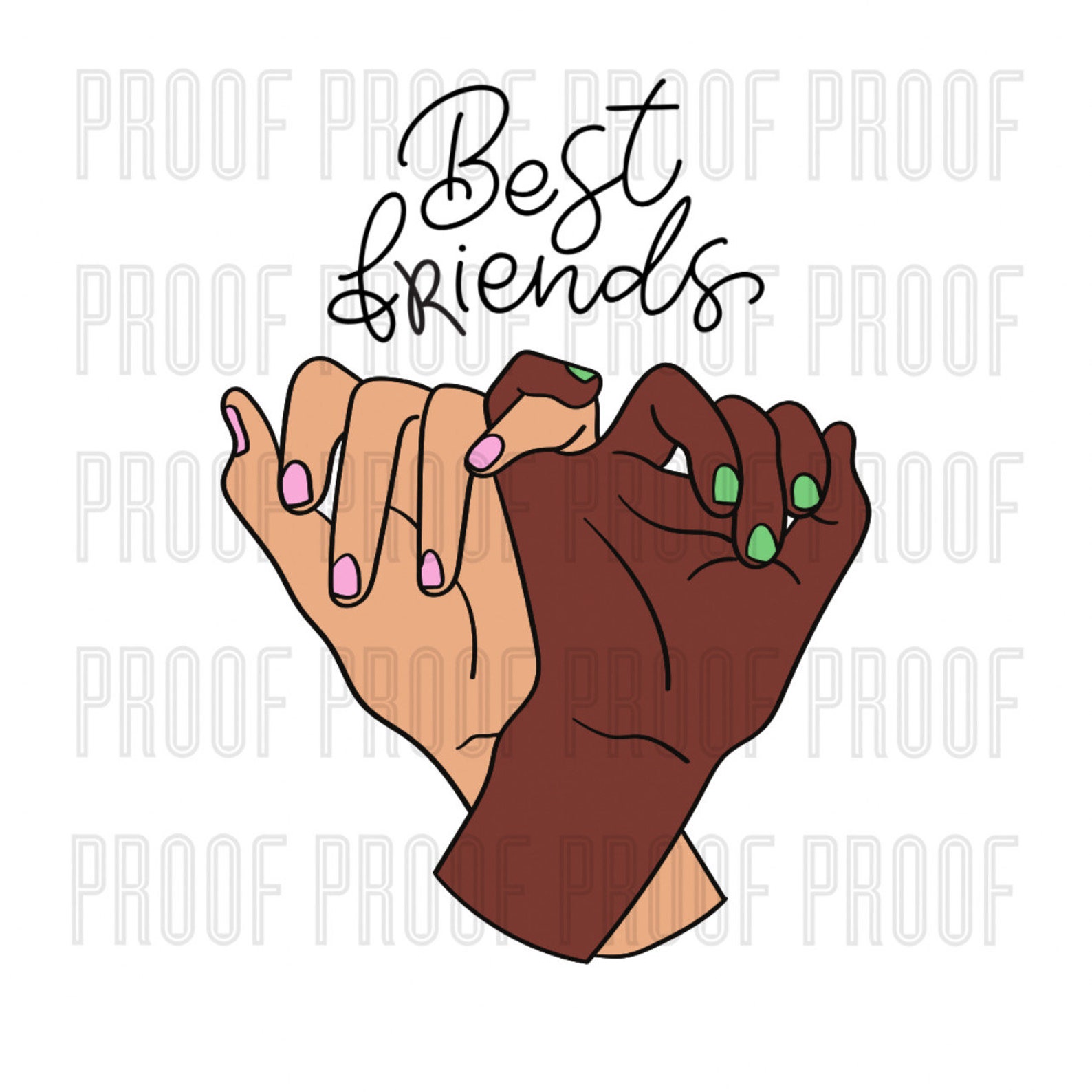 Best Friends Pinky Promise SVG - Etsy
