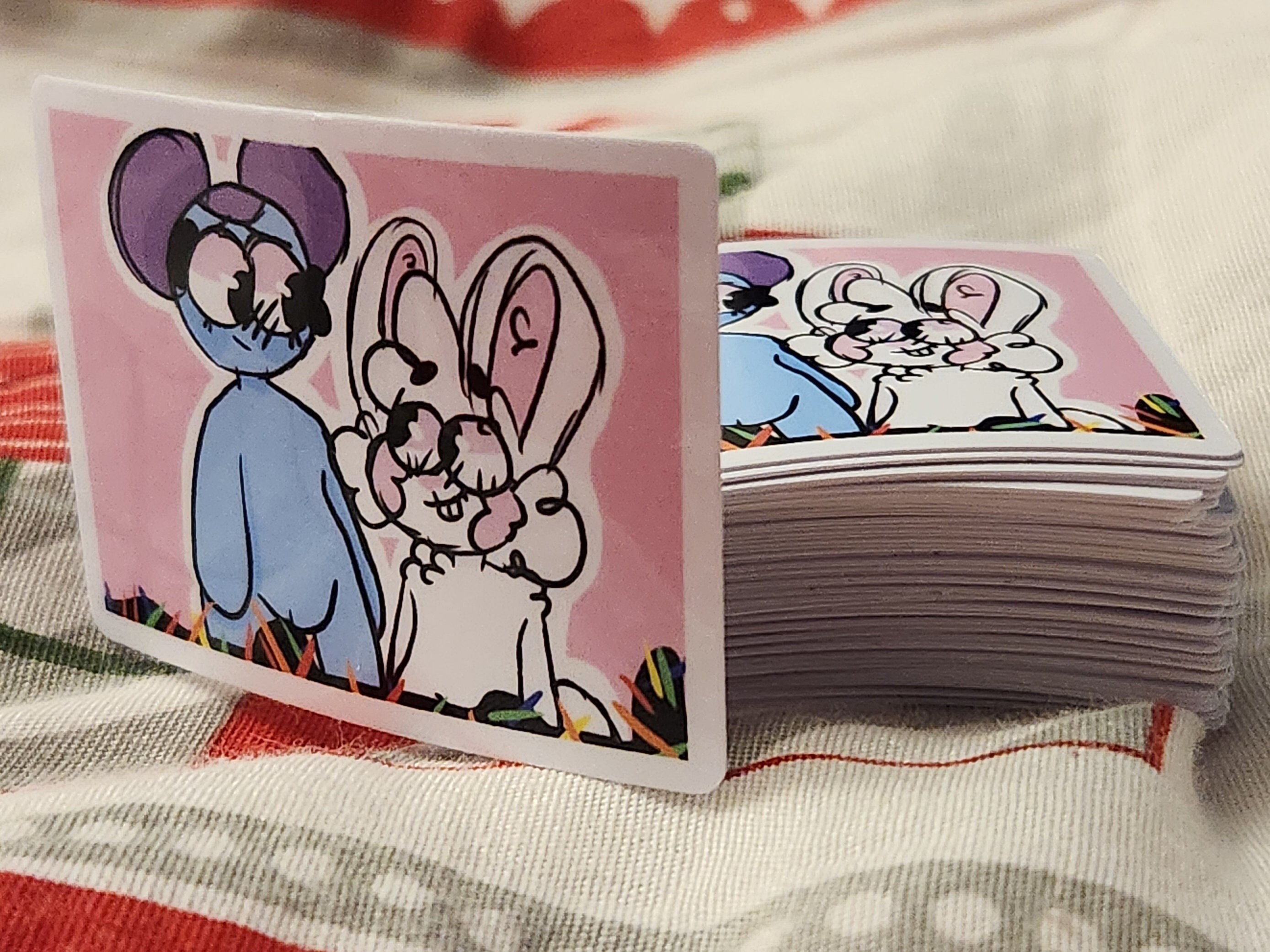 Pibby And Bun Bun Individual Stickers Etsy