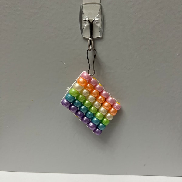 Pony Bead Keychain - Etsy