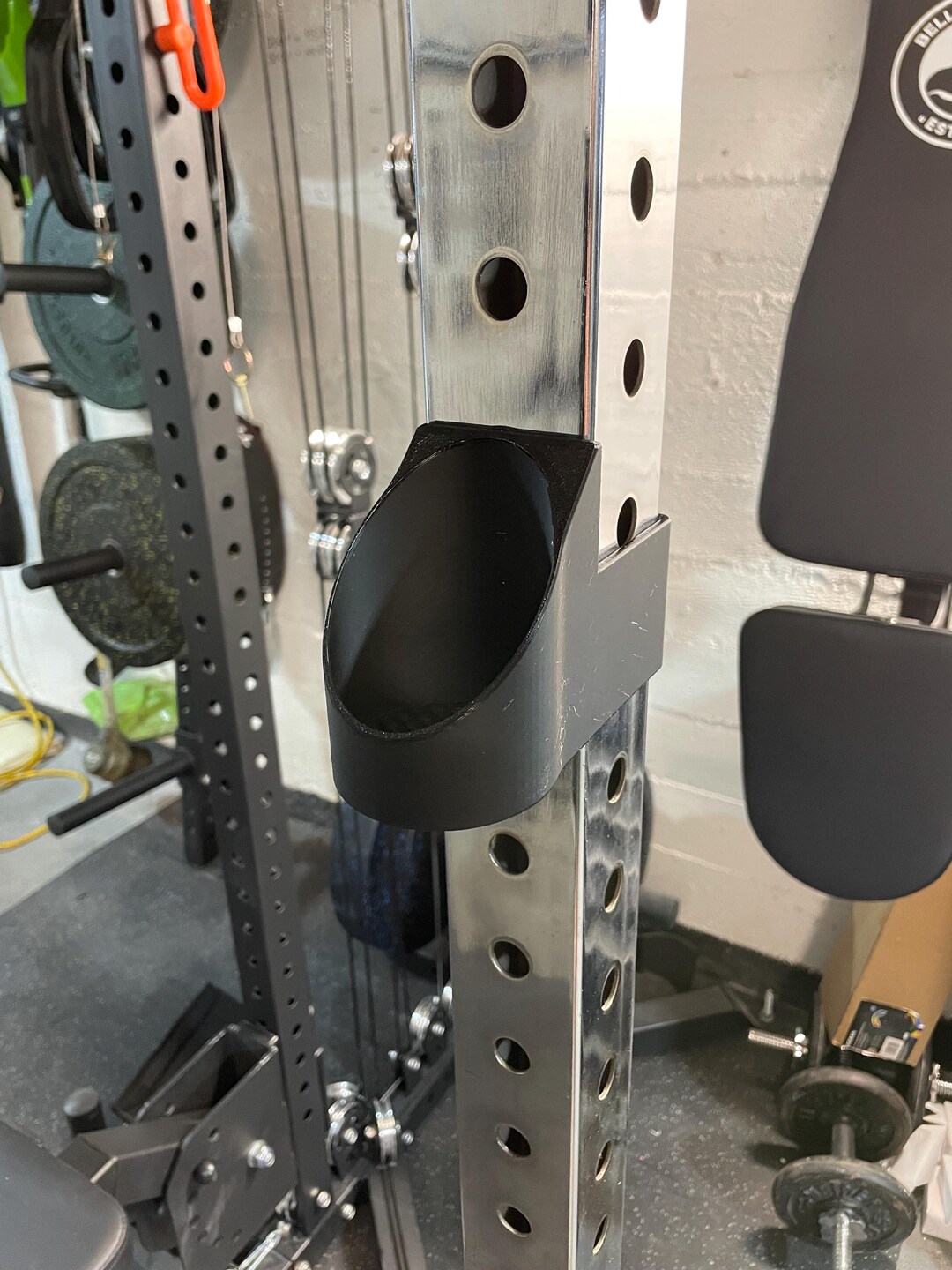 Power Rack Can Holder - Durable Drink Organizer for Home Gym, Space ...