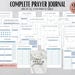 Ultimate Prayer Journal, Printable Prayer Log, Prayer Tracker, Canva ...