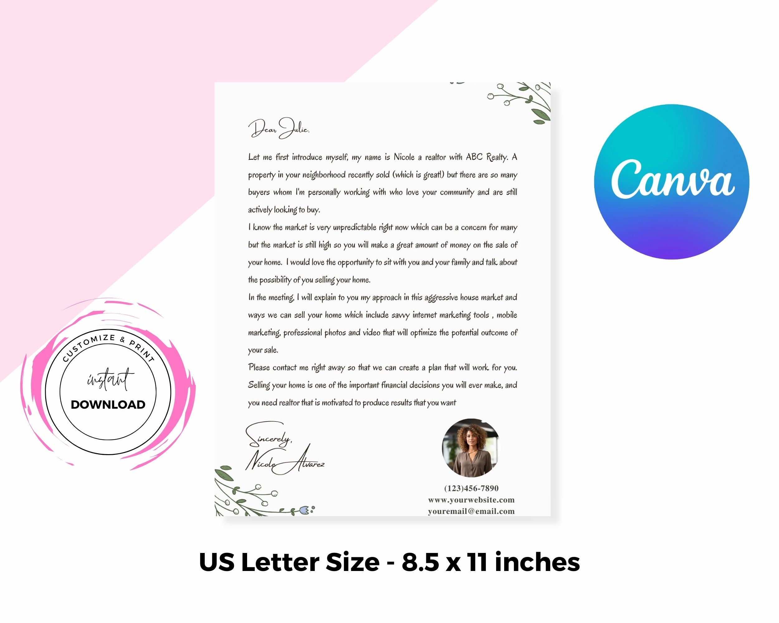 Letter to Homeowner | Homeowner Marketing | Real Estate Letters | Home ...
