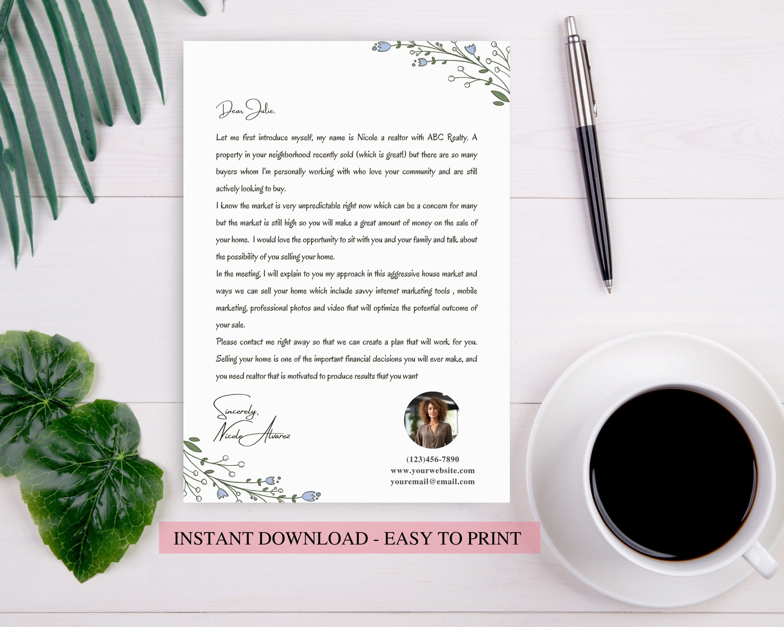 Letter to Homeowner | Homeowner Marketing | Real Estate Letters | Home ...