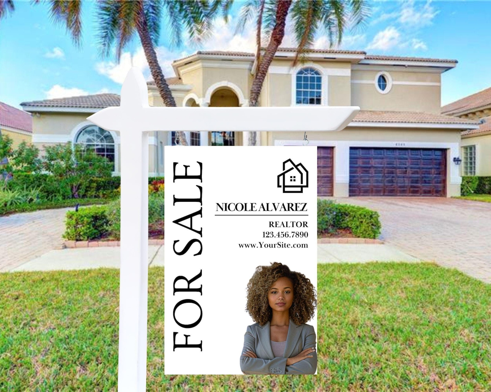 Real Estate Yard Sign, for Sale Sign, Realtor Templates - Etsy