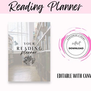 Ultimate Digital Reading Planner, Printable Book Log, Book Tracker ...