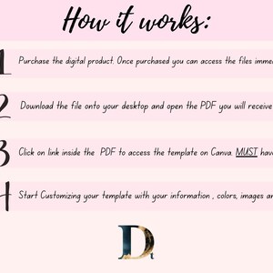 100 Pink IG Template for Small Business | Digital Templates | Social ...