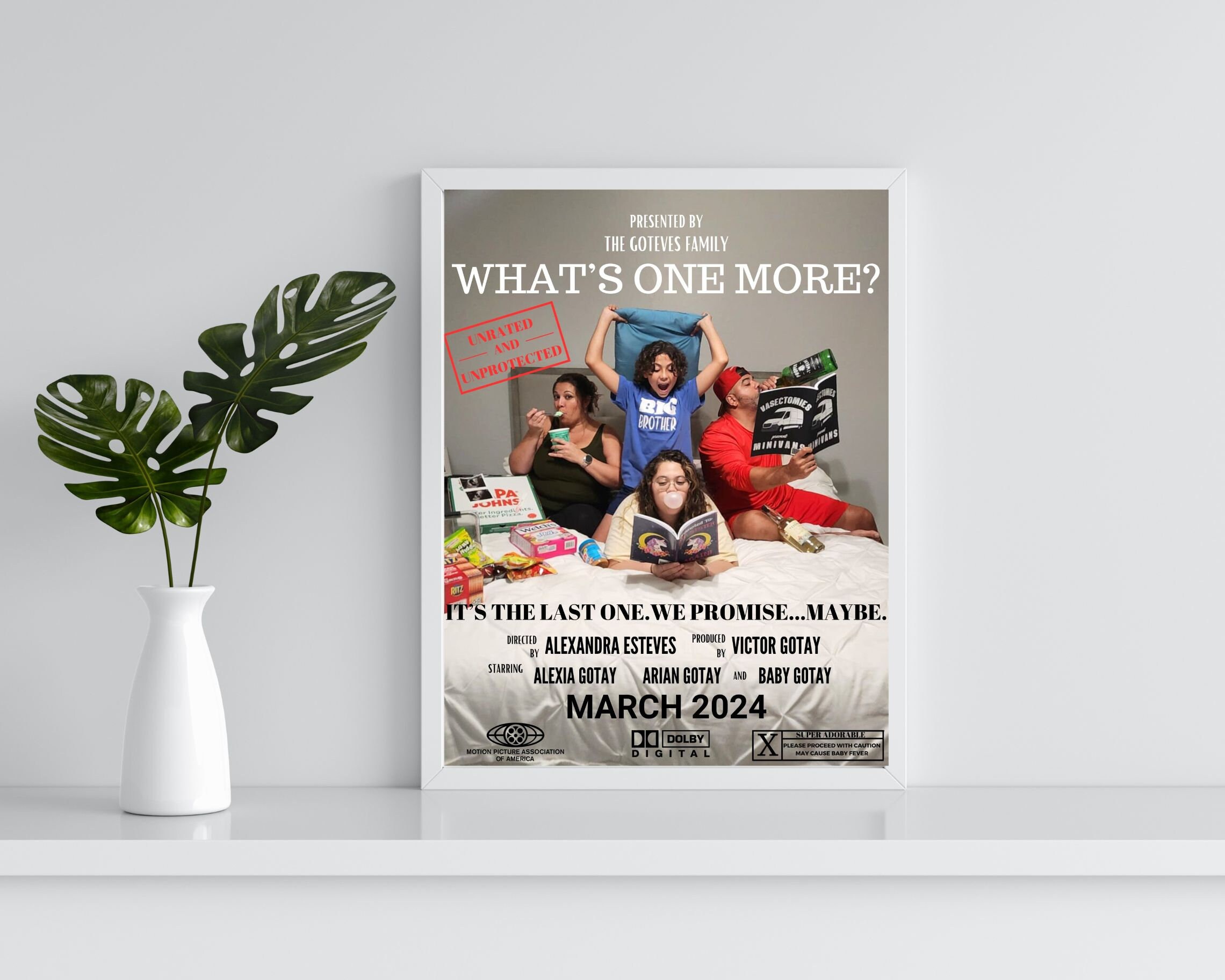 What's One More? Pregnancy Announcement | Prego Announcements | Funny ...