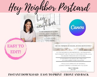 Hello Neighbor Real Estate Postcards | Client Postcards | Unique ...