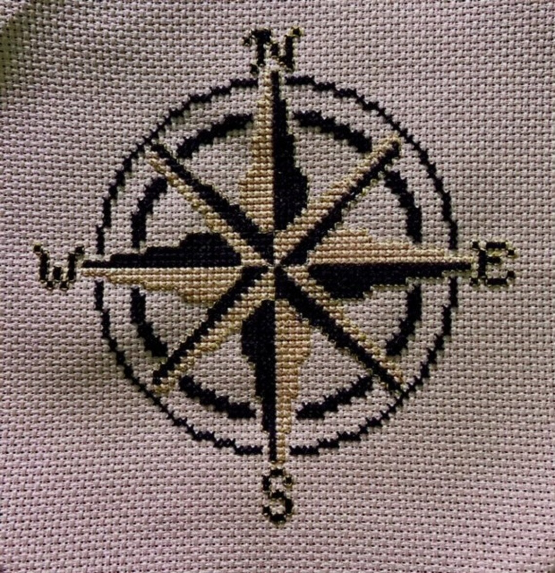 Compass Cross Stitch Pattern - Etsy