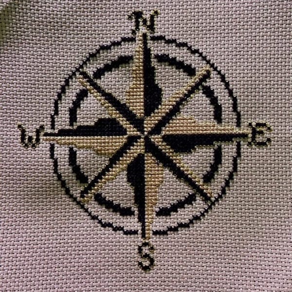 Compass Cross Stitch Pattern - Etsy