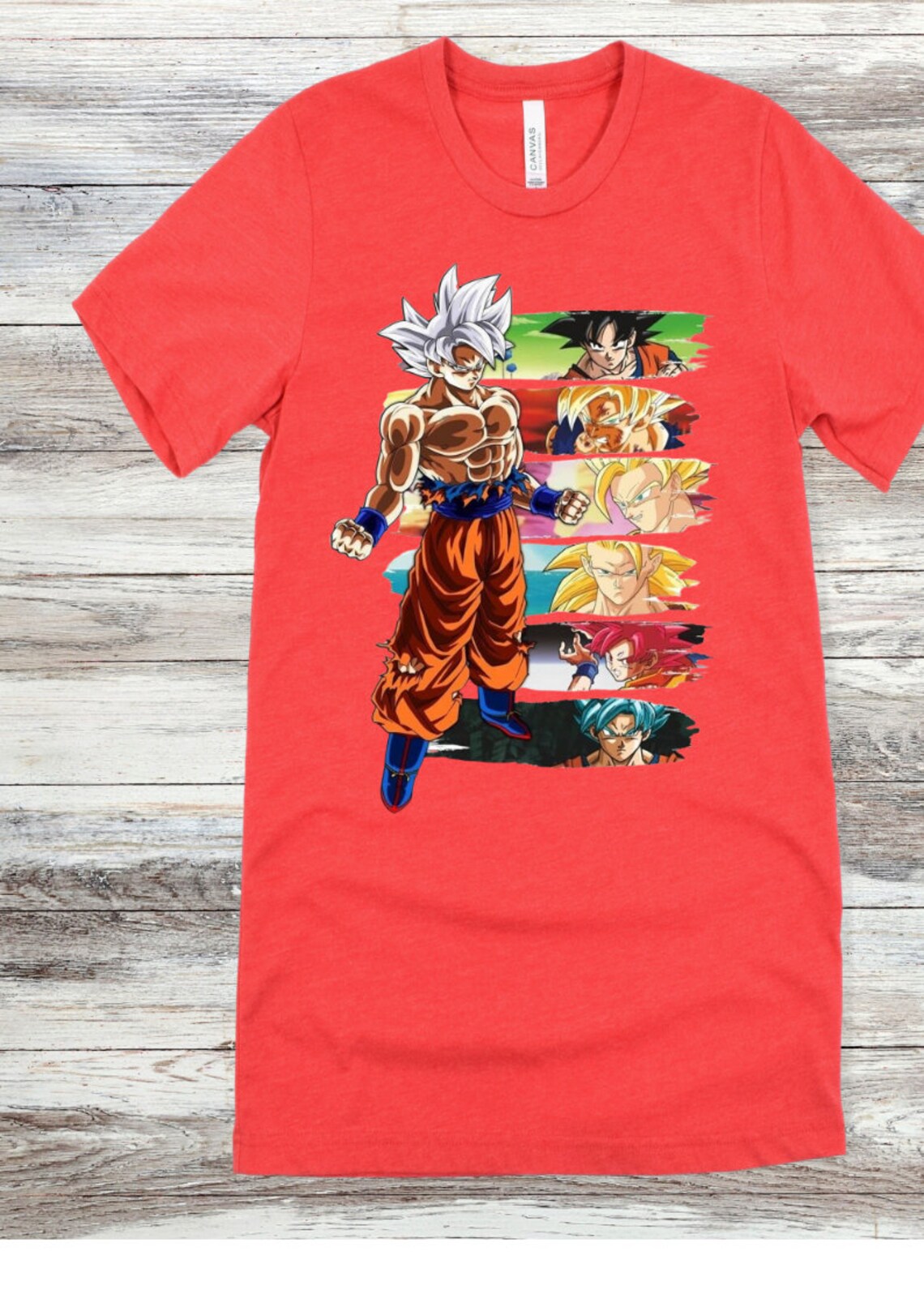 Custom Dragonballz Goku Graphic T Shirt Anime, Fan, Goku, Dragonball ...