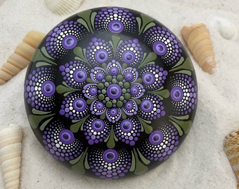 Dot Painted Stone - Etsy