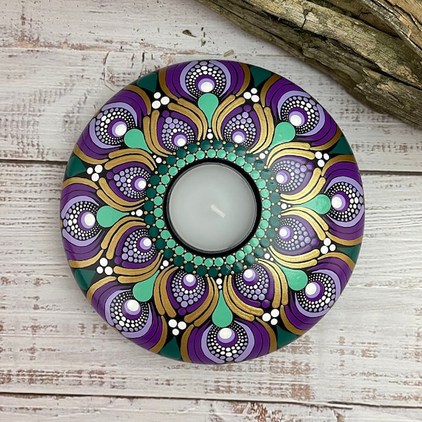 Mandala Tea Light - Etsy