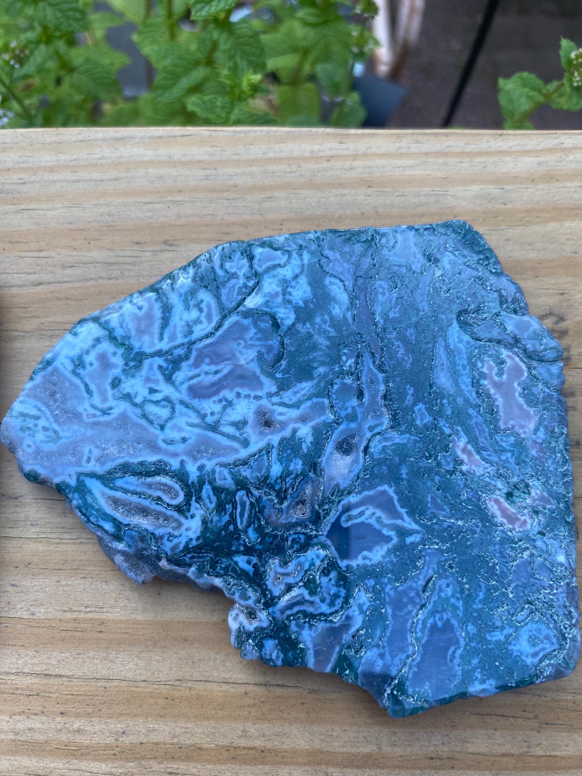 Tree Moss Agate Slab - Etsy