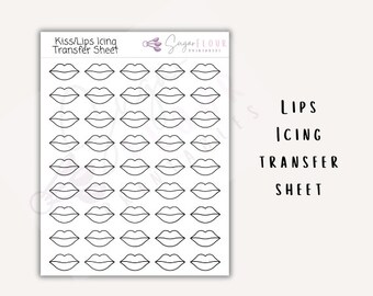 Basic Shapes Royal Icing Transfer Sheets Set of 10 Printable - Etsy