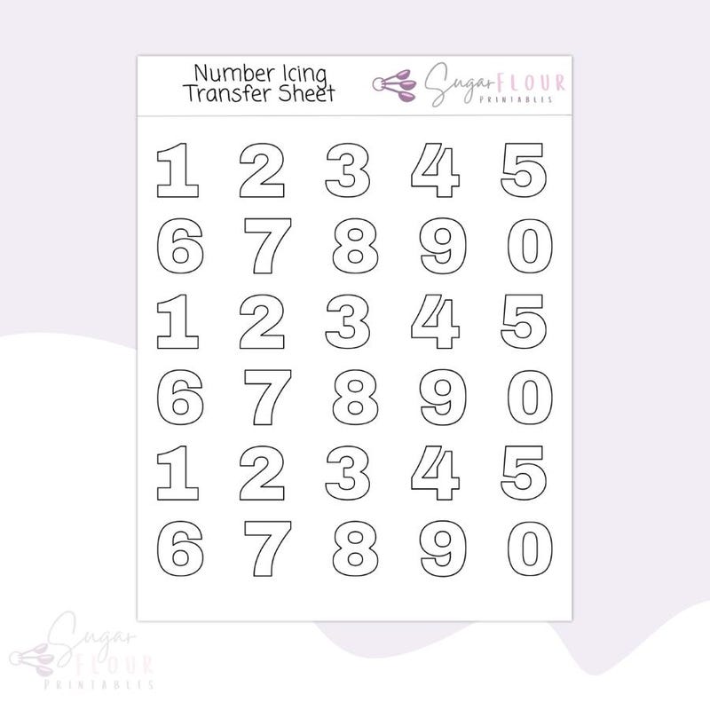 Royal Icing Templates - Etsy UK