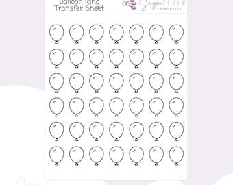 Strawberry Royal Icing Transfer Sheets | Royal Icing Template | Royal ...