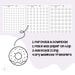 Donut Royal Icing Transfer Sheets | Royal Icing Template | Royal Icing ...