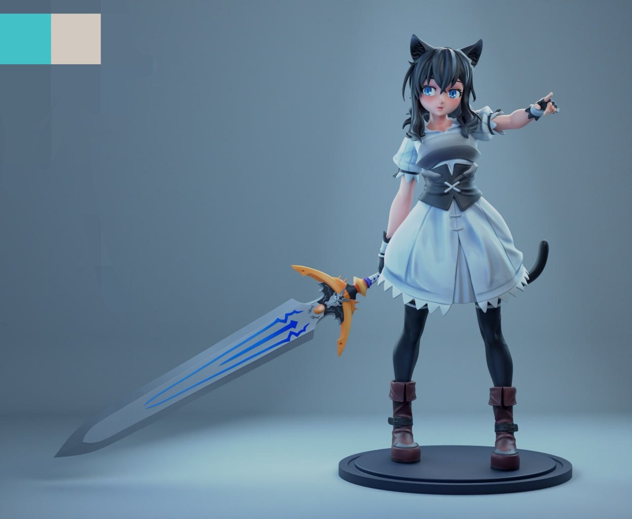 Fran From Reincarnated as a Sword - Etsy