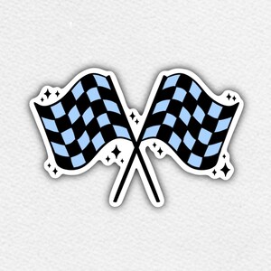 Sticker "checkered Flag" | Racing | Cars | Drive | Sparkles - Etsy