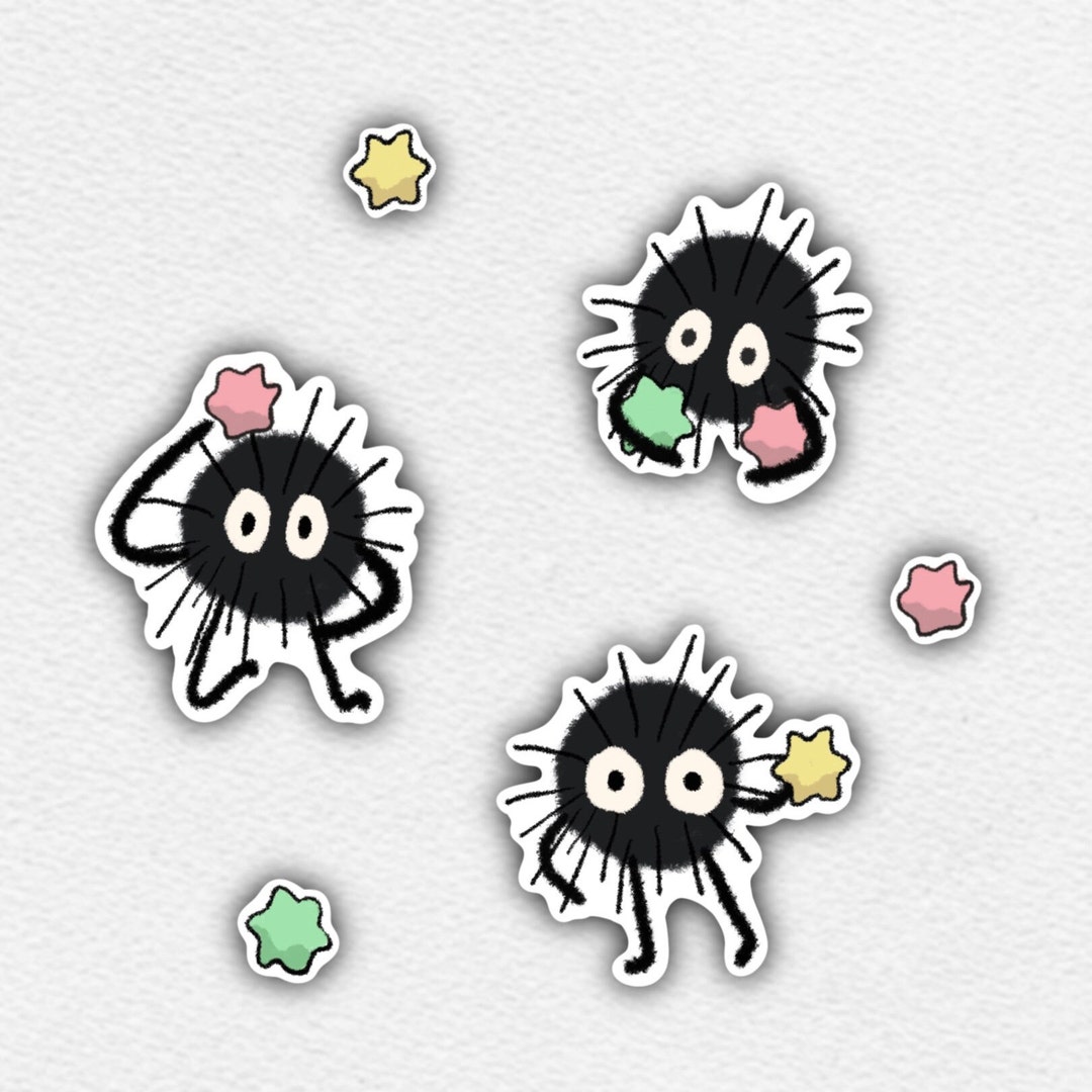 Sticker Pack soot Sprites Spirited Away Studio Ghibli Anime - Etsy Canada