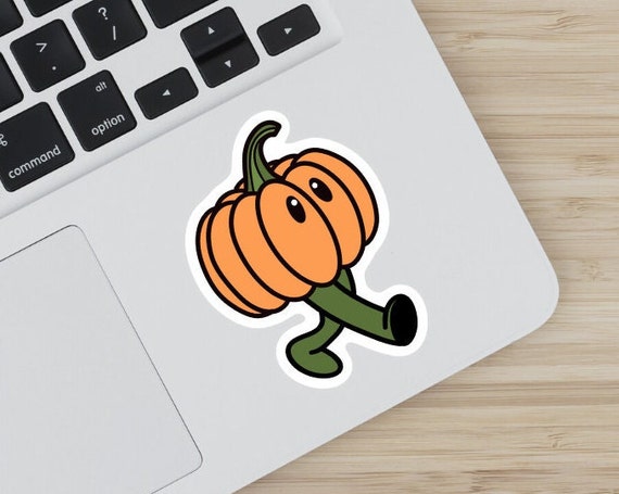 Sticker walking Pumpkin Cute Doodle Spooky - Etsy