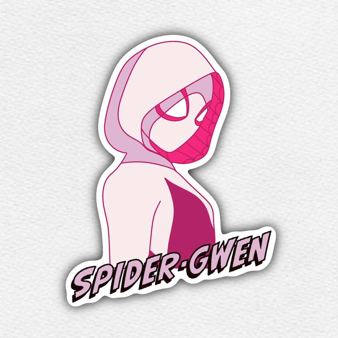 Sticker "spider-gwen" | Spider-verse | Spider-man | Ghost-spider - Etsy ...