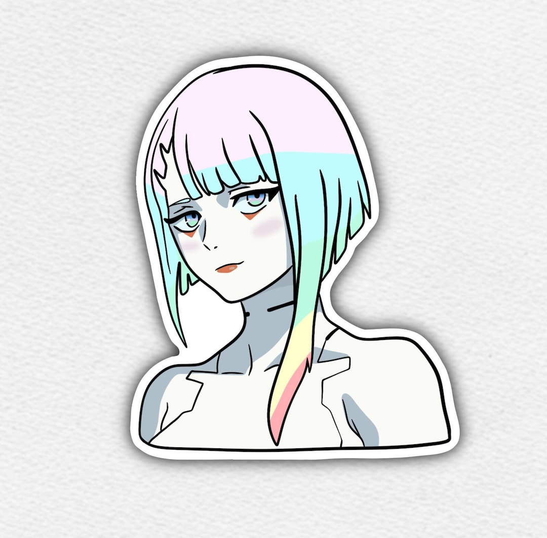 Sticker "lucy Cyberpunk Edgerunners" | Cyberpunk 2077 | Anime | - Etsy