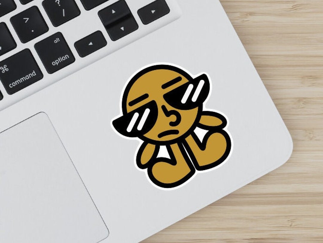 Sticker "too Cool to Care" | Cute | Y2K | 2000s | Doodle | Smiley Face ...