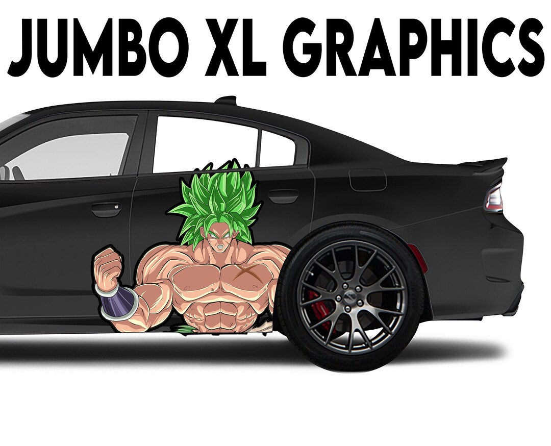 Broly Saiyan God Bee 392 Mopar Wrap Design Decalcharger Challenger Scat ...