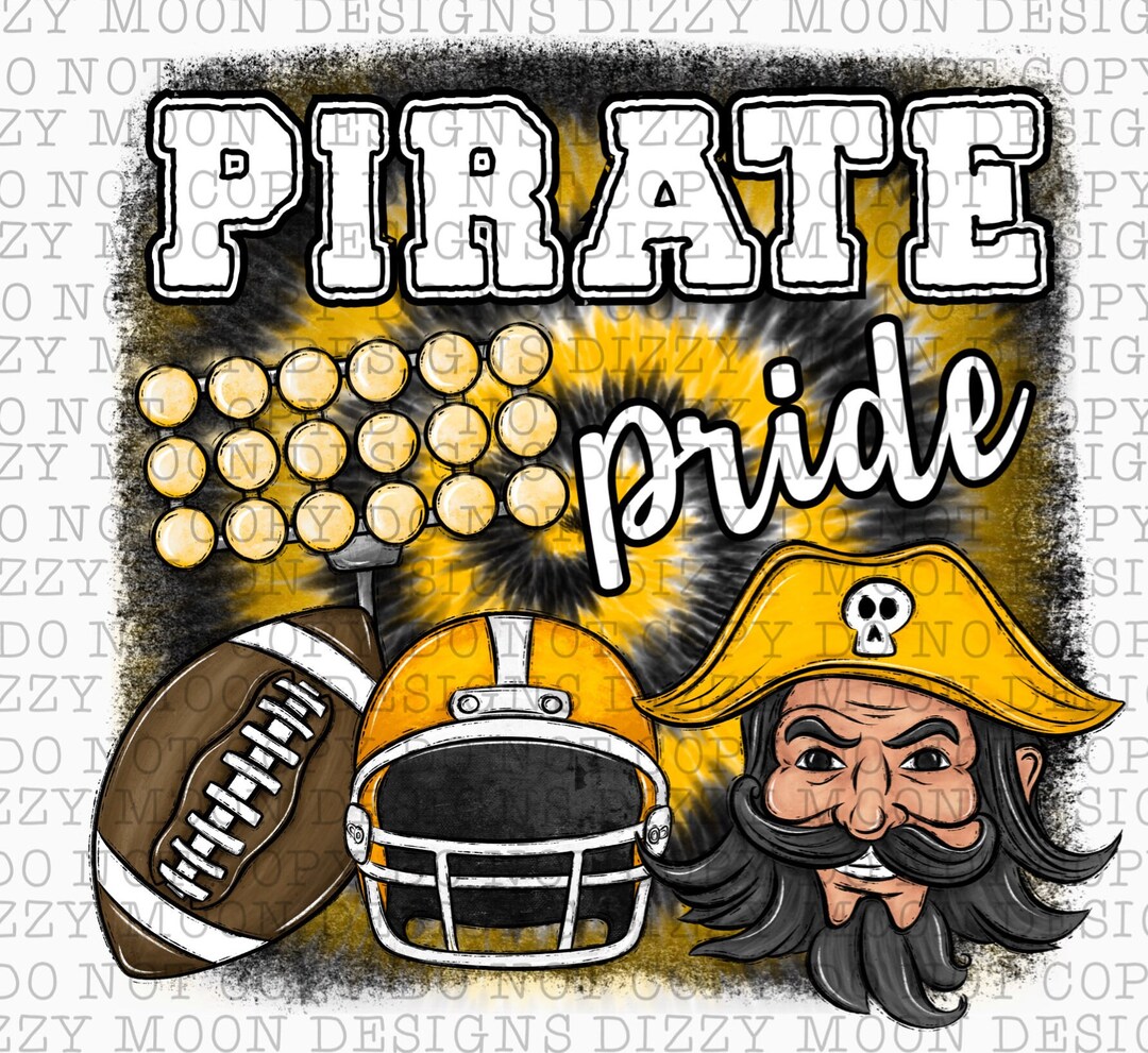 Pirate Pride | Sports | Football | School | Png | Digital Download ...