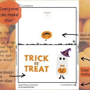 Printable Halloween Card Set |cute Halloween Card |digital Download ...