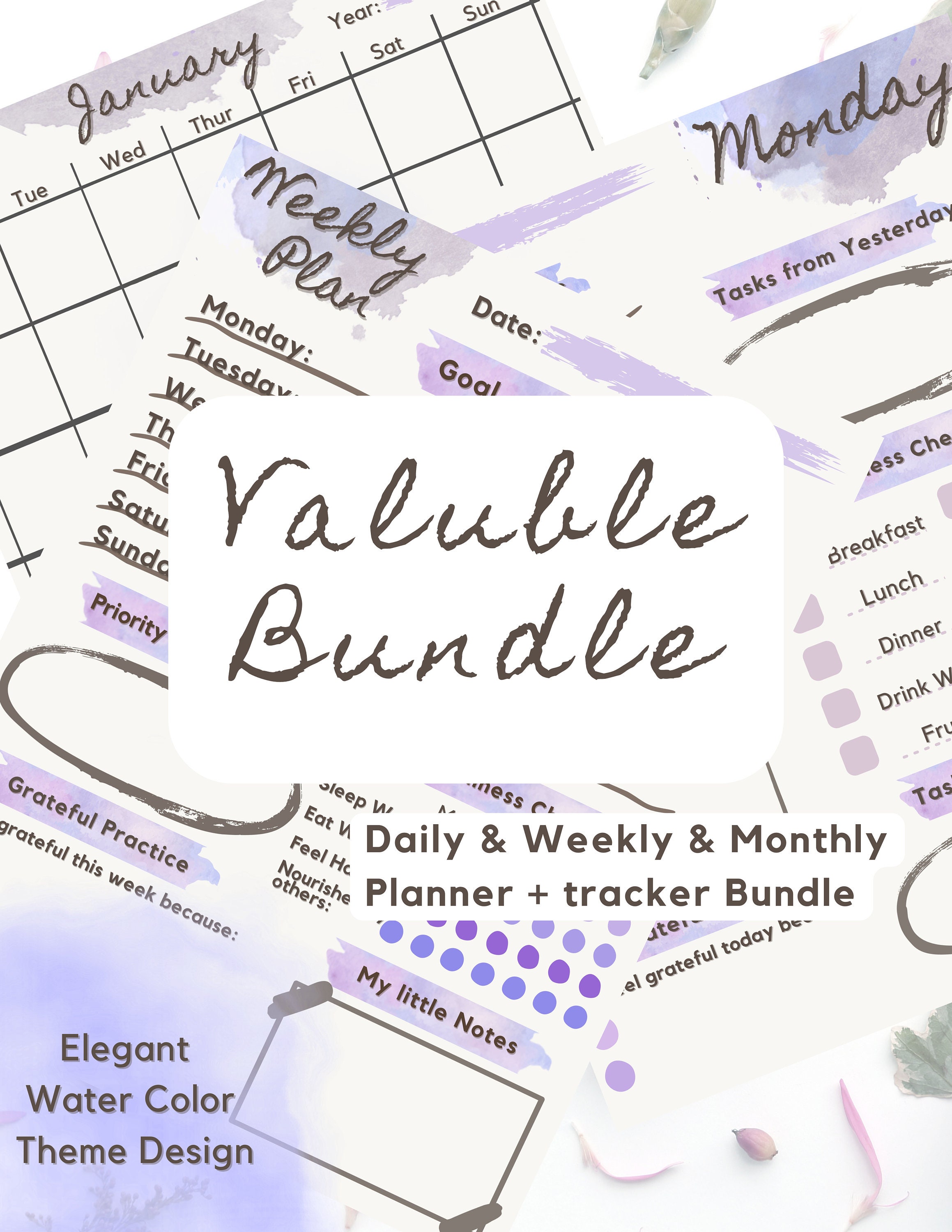 Editable Printable Planner