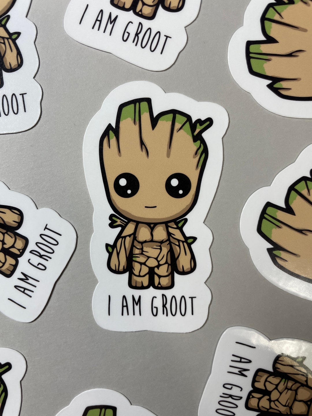 I Am Groot Vinyl Sticker - Etsy