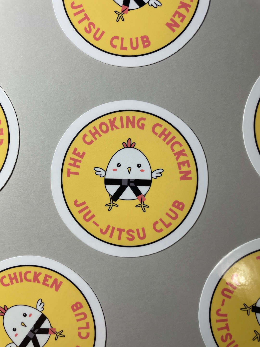 The Choking Chicken Jiu Jitsu BJJ MMA Vinyl Sticker - Etsy
