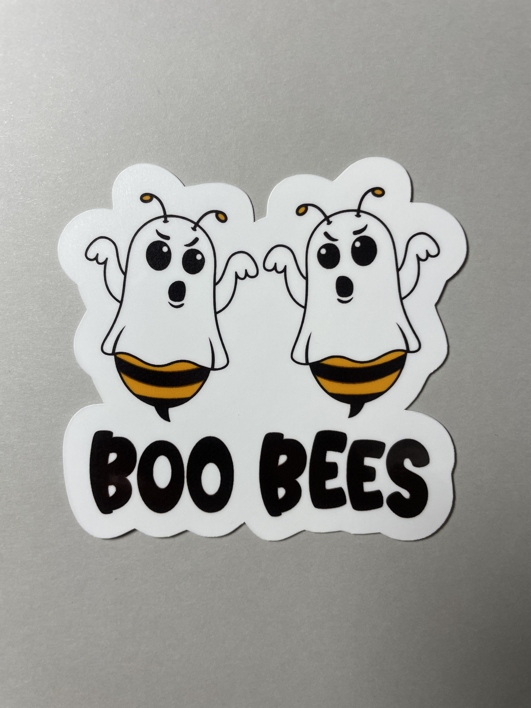 Boo Bees Ghost Bees Vinyl Sticker - Etsy