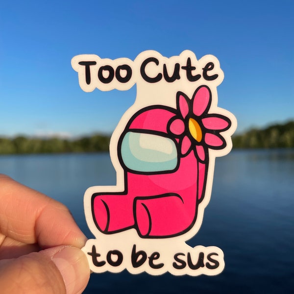 Too Cute to Be Sus - Etsy
