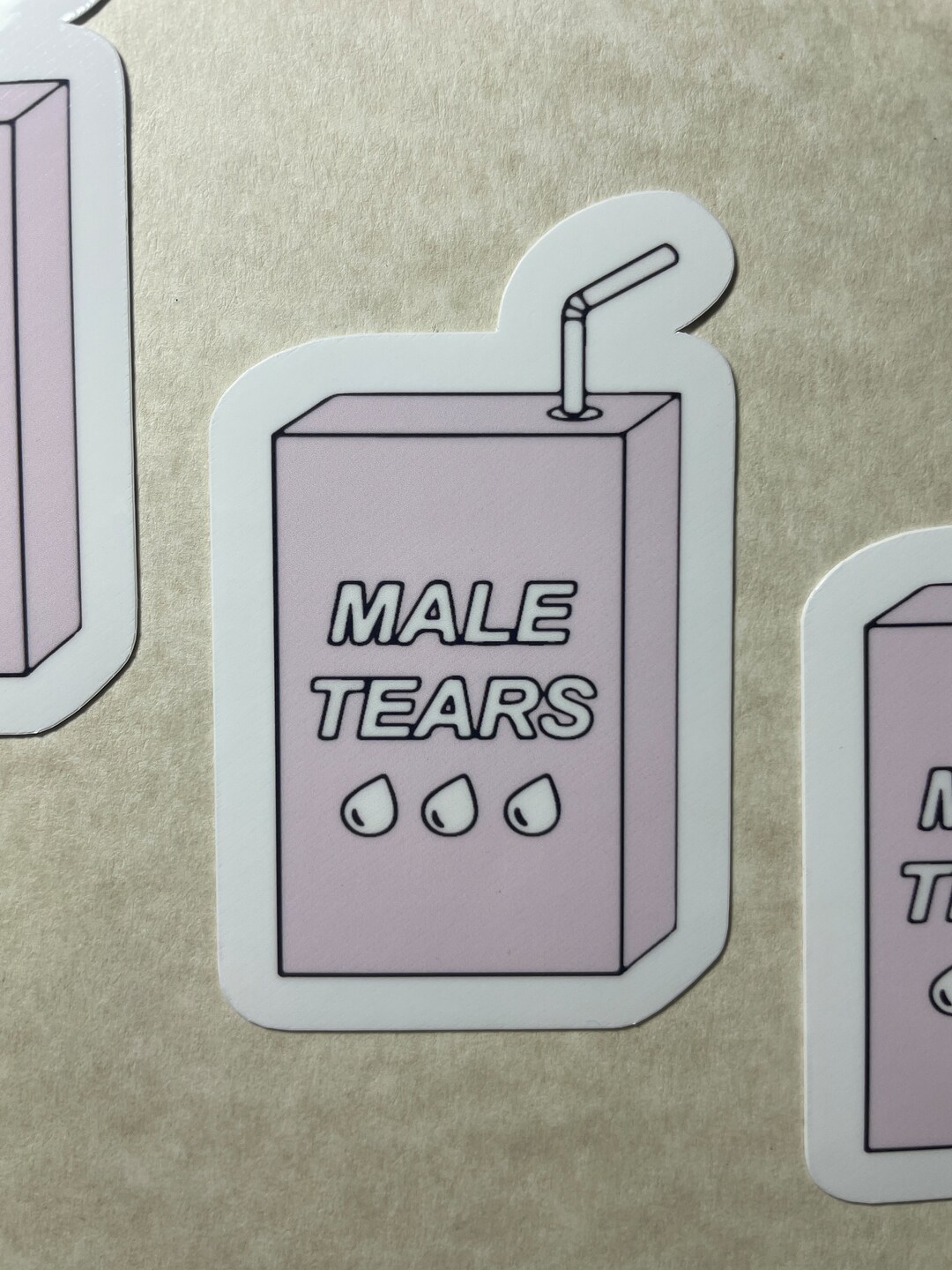Male Tears Juice Box Vinyl Sticker - Etsy